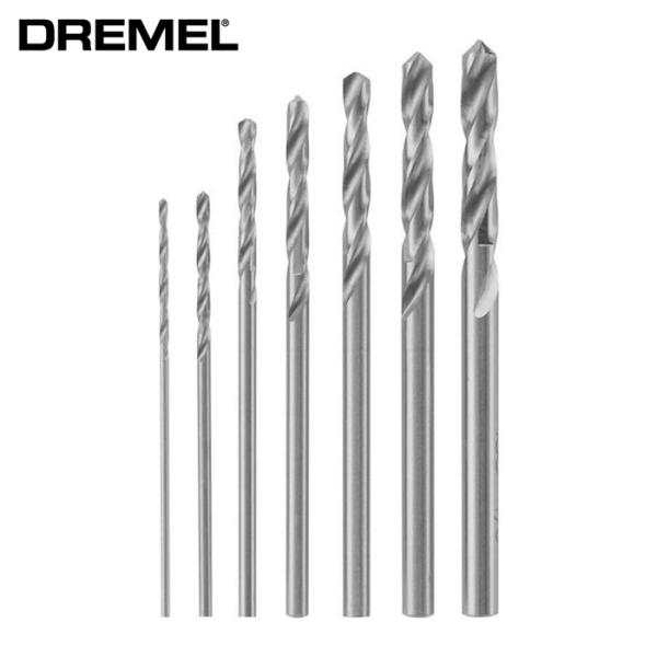 ドレメル ドリルセット|特長:穴あけ用ドリル7本入りです。 全ロータリーツールで使用可能です。