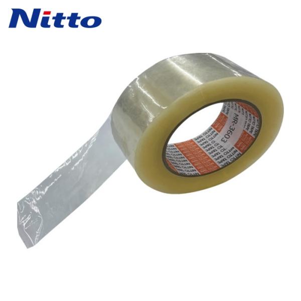 日東電工BM OPP(ポリプロピレン)テープ|特長:段ボールの梱包に抜群のシール性能を発揮します。 テープ使用時に有機溶剤を使用しない、環境にやさしいタイプです。