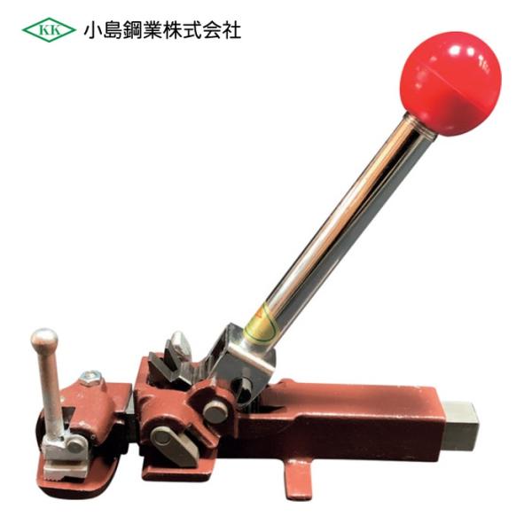 ケイケイ 荷造機|特長:帯鉄用の引締機です。 耐久性に優れ、手軽に取扱いも簡単です。 帯鉄は長尺のまま使用する事も出来ます。