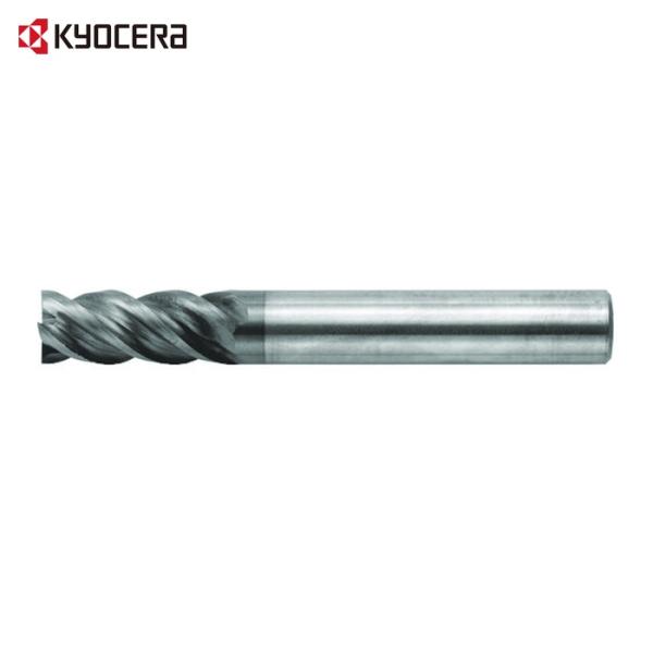 京セラ 超硬スクエアエンドミル|特長:アクセルミル・不等分割・不等リードにより、優れた耐ビビリ性能を実現しています。 新設計の特殊溝形状により、工具剛性と安定した切りくず排出性を両立しています。 高送り・高能率加工を実現しています。