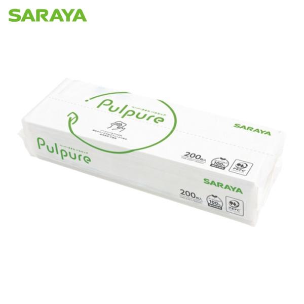 サラヤ ペーパータオル|特長:植林木を原料としたバージンパルプ100%、PEFC認証の環境配慮型のペーパータオルです。 独自のエンボス加工で吸水性が高く、ふんわり柔らかな手触りです。 食品衛生法に準拠し、蛍光染料不使用のため、食材や食器類に...