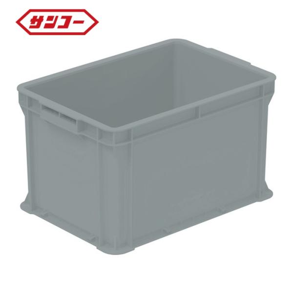 サンコー ボックス型コンテナ|特長:底面強度に優れたコンテナです。 重量物の収納やコロコンなどによる搬送用として最適です。