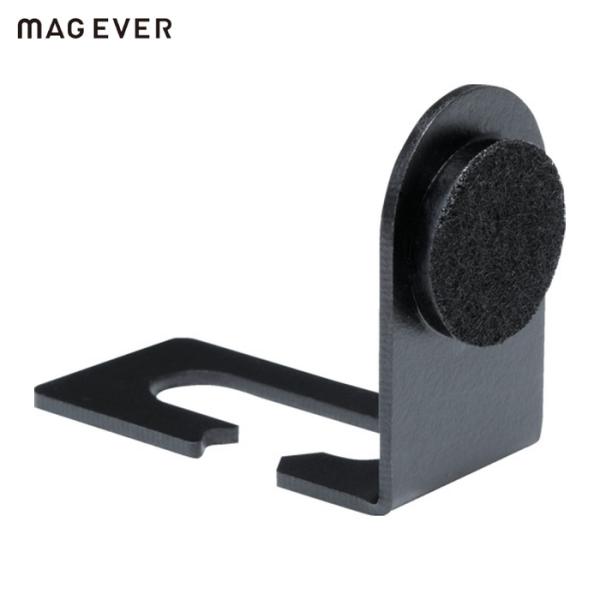 MAGEVER ドアストッパー|特長:磁石を使った新型のドアストッパーです。 戸当たりにマグネッパーをはめ込むだけの簡単装着。 ホテル客室や病院、学校など、鉄製扉を一時的に開けて止めておくことが出来ます。