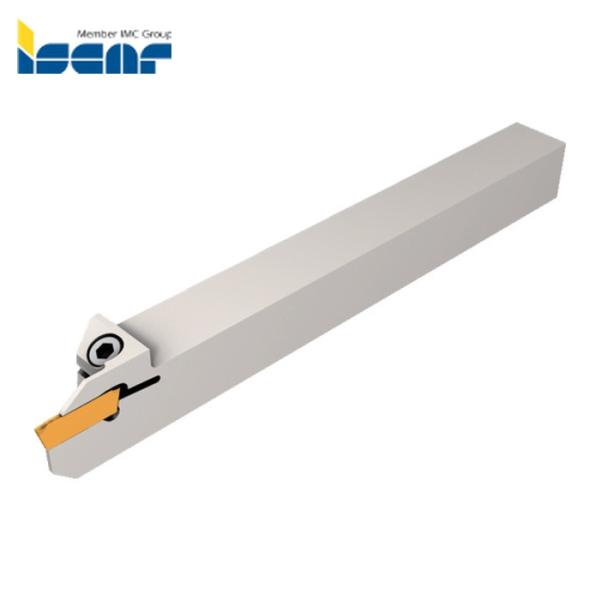 イスカル 溝入れ・突切り工具|特長:歩留まり向上に最適な、ブレーカ付で最もスリムな突切/溝入工具です。