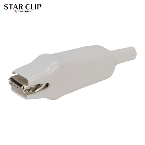 STAR CLIP クリップ|特長:くわえる力が強く、安全・正確・迅速に電路の接続ができます。 ビニールカバーは、クリップの口が大きく開く様に切り欠きを入れています。