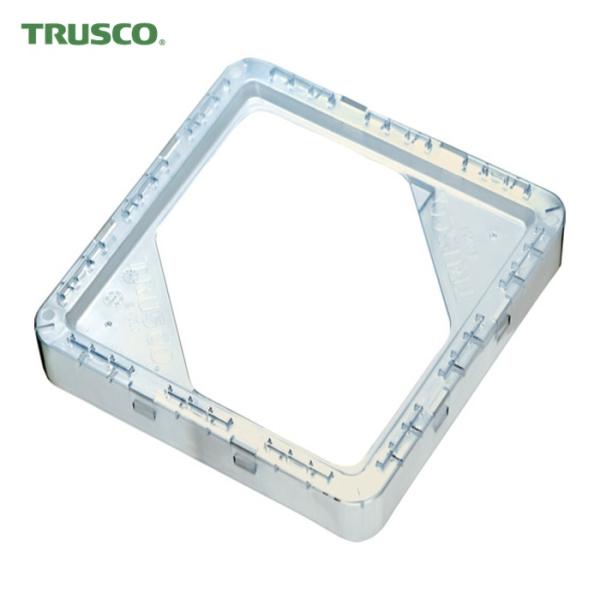 TRUSCO ポリタンク用オプション|特長:一斗缶上部に被せることで段積みの際積みやすくなり、倒れ防止につながります。