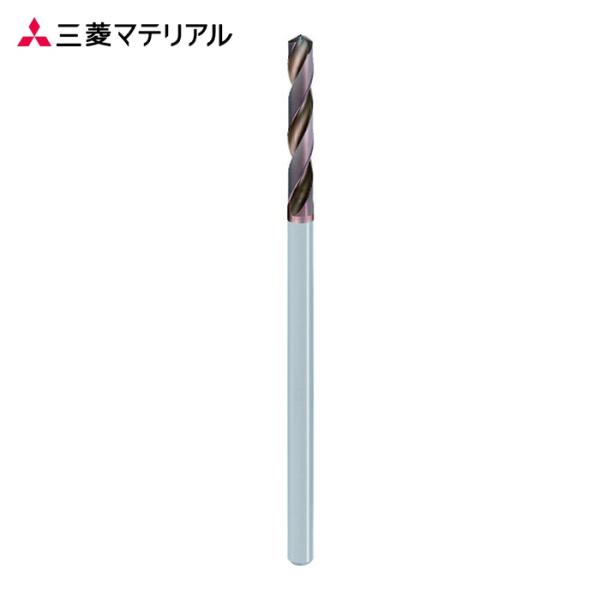 三菱 超硬コーティングドリル|特長:炭素鋼から難削材まで、幅広い被削材の高能率・高精度加工に対応します。 ロングドリルの下穴加工用にも適しています。