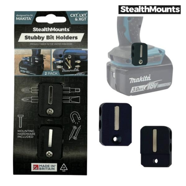 ステルスマウント ビットホルダ|特長:マキタ(Makita)のインパクトドライバーに設置できるマグネットビットホルダーです。 露出してるマグネットの強力な磁気により、様々な角度から余ったビスなどを取り付けることが可能です。 Stubbyタイ...