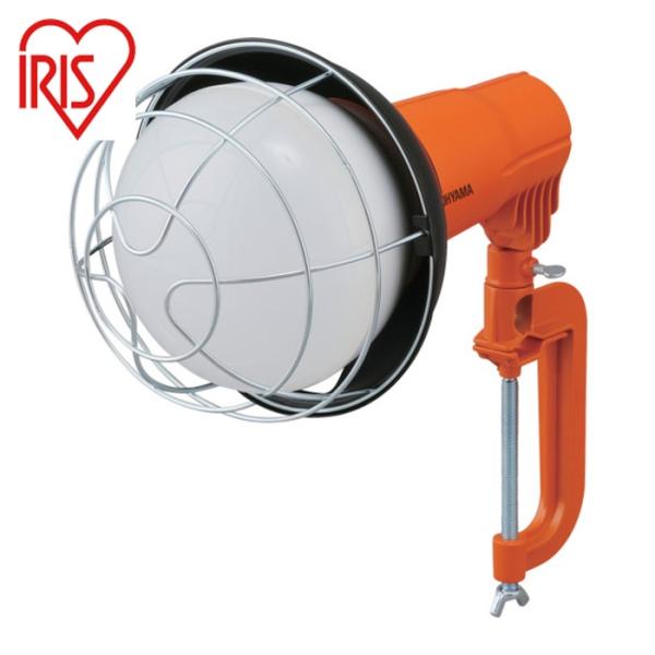 IRIS LED投光器|特長:配光角120度で空間を明るく照らすLED投光器です。 ビル等大型物件の建設や建築現場の内装などに最適な照明です。 屋内・屋外兼用で使用できる防雨型です。