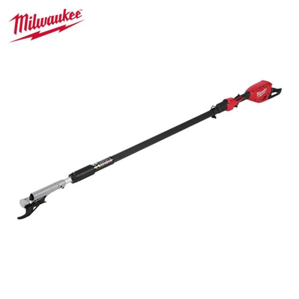 milwaukee 高枝切りハサミ|特長:手動式と比べて、最大3倍高速に剪定可能です。 ブラシレスモーターと生木44。 5mmの切断能力により、一日の剪定作業の開始から終わりまで、難易度の高い作業でも一貫してきれいに切断可能です。