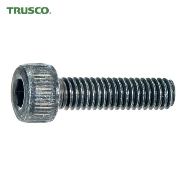 TRUSCO 六角穴付ボルト(キャップスクリュー)|特長:六角レンチで締め付け可能なボルトです。 機械や電子部品に幅広く使用されます。 亜鉛メッキ上にクロムにより生成させた黒色化成処理被膜で高耐食です。