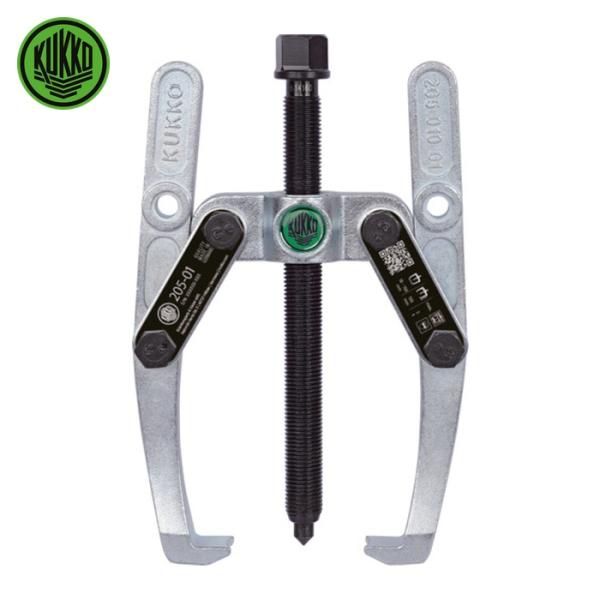 クッコ ギヤプーラー|特長:アームに2つのボルト穴が空いておりクランプ深さを調整できます。 アームの可動範囲が広く状況に応じて柔軟にセッティング可能です。 スピンドル先端部はリバーシブル構造でニードル形状とボール形状を場面に応じて使い分けら...