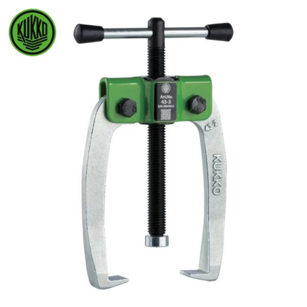 クッコ ギヤプーラー|特長:比較的小さなワークの引き抜きに適したコンパクトなプーラーです。 スピンドルの締め込みに連動してアームの締め込み力が増幅されて自動的にスピンドルが中心に合います。 スピンドルにTハンドルがついており狭いスペースでも...