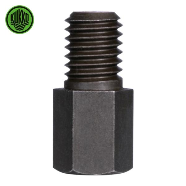 クッコ ベアリングプーラー用パーツ|特長:カウンターステイやスライドハンマーに接続することでネジ山のあるワークの引き抜きが出来ます。 ネジサイズ変換用アダプターとして様々なツールの組み合わせに使用できます。