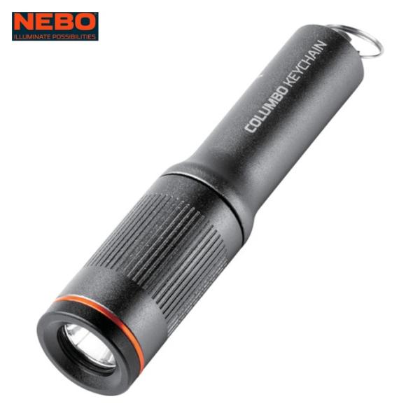 NEBO LED懐中電灯(電池式)|特長:明るさ:最大100ルーメンのコンパクトで高機能なLEDライト。 連続点灯時間:最大1時間の連続点灯が可能。 照射距離:最大40mの照射範囲を持ち、広い範囲を照らします。