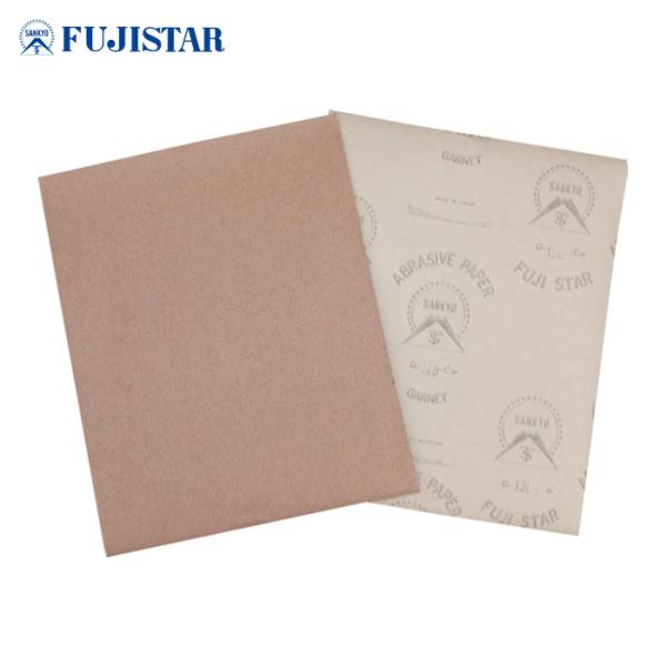 三共 空研ぎペーパー|特長:一般的な紙ヤスリです。 丈夫で破れにくいです。