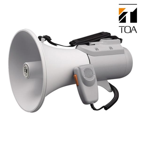 TOA 拡声器|特長:高音質で、聞き取りやすい音質です。 主要部分を抗菌処理しています。