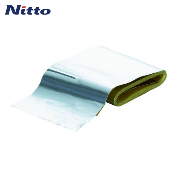 ニトムズ 補修テープ|特長:雨・風に強く、接着力に優れた補修用テープです。 軟質アルミを使用しているので凹凸や曲面状の部分によくなじみます。