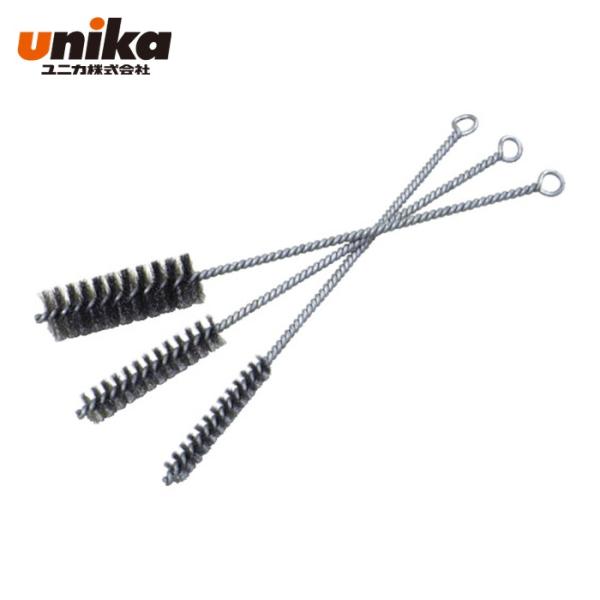 UNIKA 清掃用ブラシ|特長:接着系アンカーを使用する際の下穴清掃用メタルブラシです。