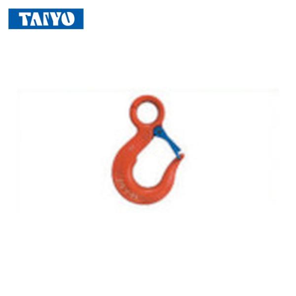 TAIYO フック|特長:ロープの外れ防止と構造物への引っかかり防止ができます。 アイ部を大きめのR(アール)にすることにより、ロープへのダメージが軽減できます。