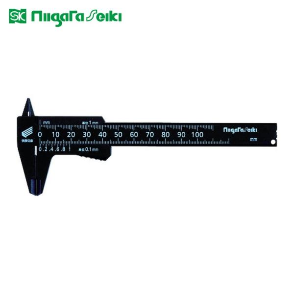 SK 標準ノギス|特長:快段目盛りで読み取りが容易です。 細かな数値が不要な時に便利な1mm読みバーニヤ付です。 付属シールで目盛りをカスタマイズできます。