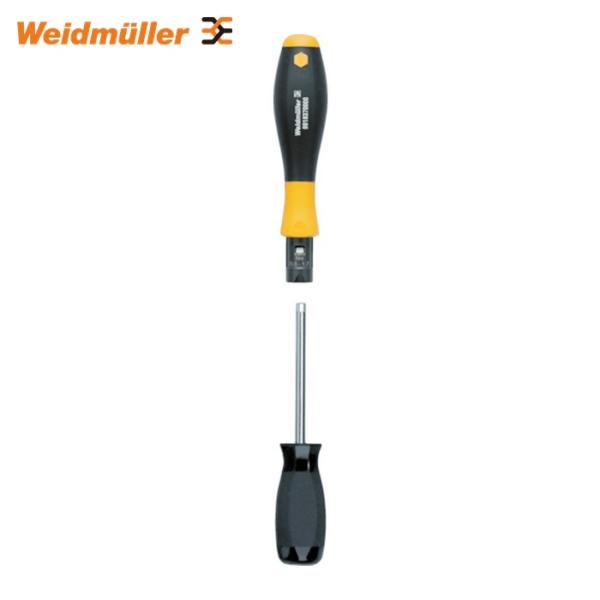 ワイドミュラー トルクドライバー|特長:クリック音で締め付け状態を管理できる空転式トルクドライバーは、適切で確実な締め付けにより、品質の向上に貢献します。 ビットも入れられるケースが付属しています。