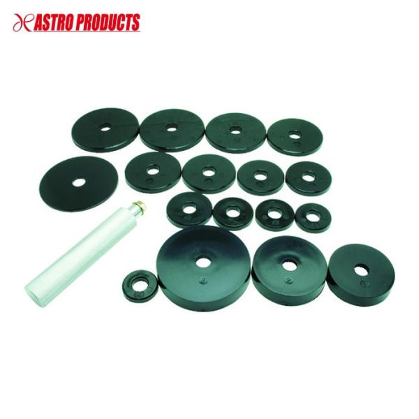 アストロプロダクツ シールプーラー|特長:オイルシールを真直ぐに打ち込むことができるシールドライバーです。 樹脂製のアタッチメントのため、対象物を傷つけにくくなっています。