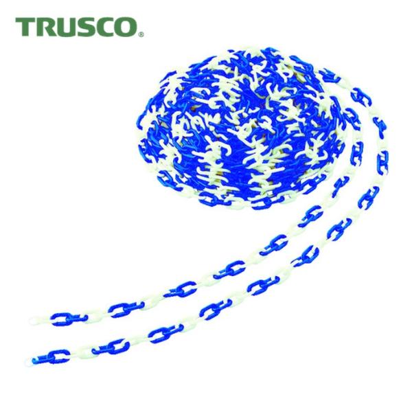 TRUSCO プラチェーン|特長:プラスチック製で軽量タイプのチェーンです。 使用場所に応じて必要な長さにカットできます。