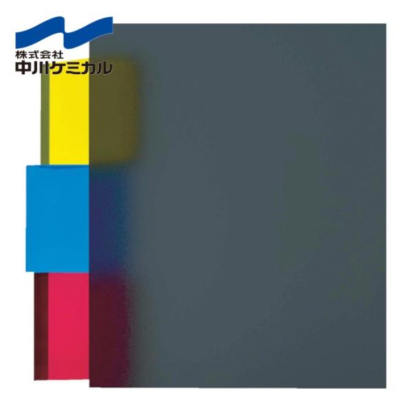 中川ケミカル 窓飾りシート|特長:ガラスのサンドブラスト加工調にしたフィルムです。 粘着剤も再はく離性で加工性能、施工性能共に抜群です。 再はく離タイプの粘着剤を使用しているため加工性能、施工性能共に抜群です。