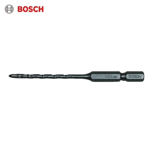 ボッシュ コンクリートドリル(6.35六角軸)|特長:7面研磨された先端チップにより高い耐久性と早い穴あけを実現しました。