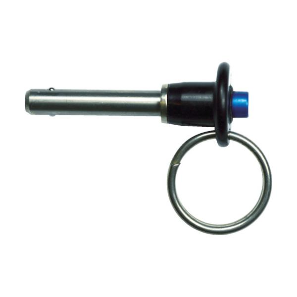 Avibank ロックピン|特長:ハンドルがボタン状となっているシングルアクティングロックピンです。