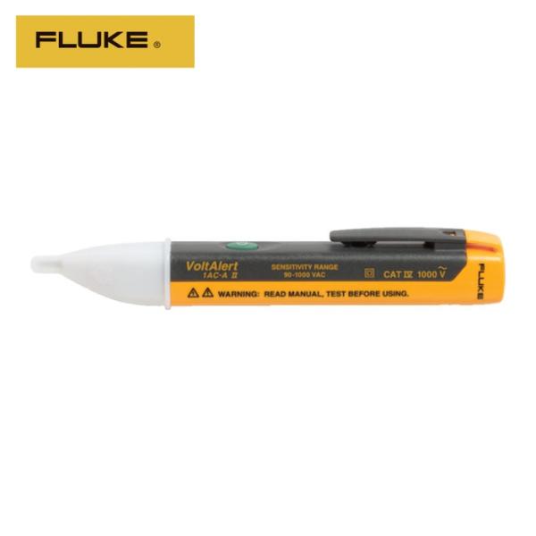 FLUKE 検電器|特長:端子枝、コンセント、電源コードに先端部を触れるだけの使いやすい製品です。 先端部が赤く光り、ユニットが電子音を出した場合、電圧があることが分かります。