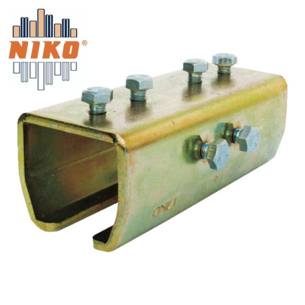 HELM ドアハンガー用オプション|用途:レールとレールを継ぎ合わせる金具。 ハンガーレール同士の接続に。