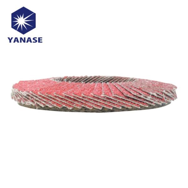 ヤナセ ディスクペーパー|特長:角度がついており、面で作業ができるため、研削力・スピードがUPしました。 ジルコニア砥粒に比べ高硬度でアルミナ砥粒に比べ靭性に優れていますので、研削力が高く長寿命です。 オフセット砥石に比べ、静音で研削力に優...