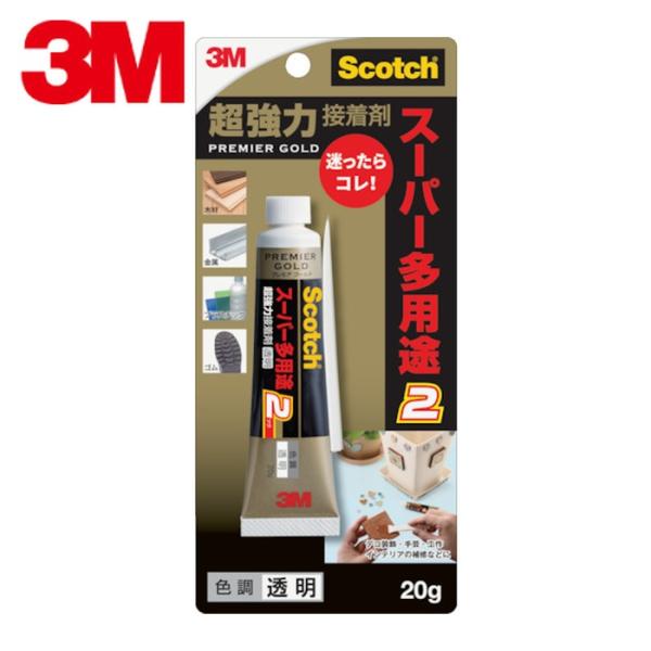 3M 接着剤1液タイプ|特長:木・金属はもちろん、つきにくいポリプロピレン、ポリエチレン、塩ビ、シリコーンゴムにも使える高性能な無溶剤接着剤です。 屋外や水まわり、凸凹面にも使用可能です。