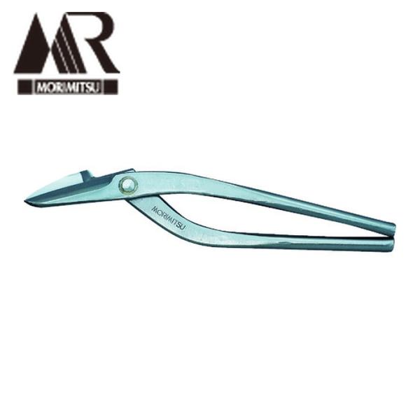 盛光 板金ハサミ|特長:砂鉄系刃金日立安来SLD鋼を刃に使用しています。 表面はクロニッケルメッキ仕上げです。 本職用板金鋏です。