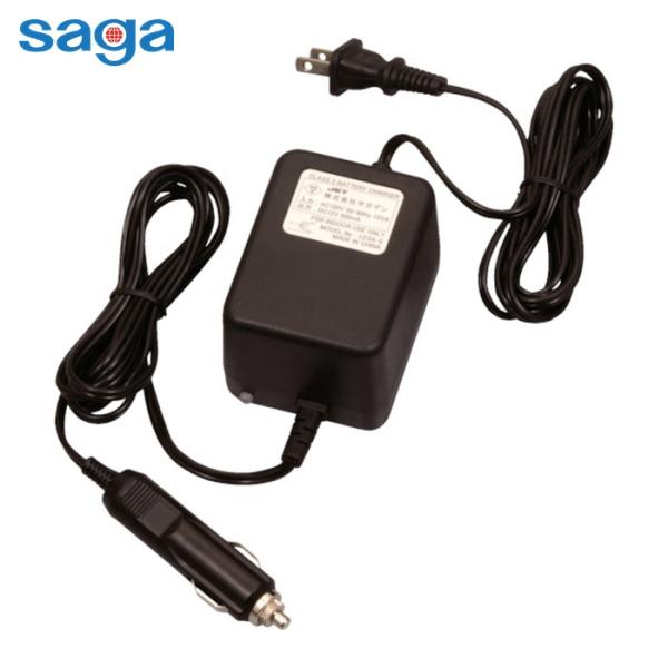 saga 急速充電器|特長:過充電防止装置つきのオートチャージャーです。 充電しているバッテリーが設定電圧になると自動的に充電を終了します。