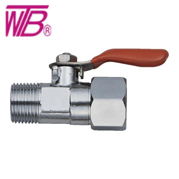 WTB ボールバルブ|特長:ハンドルはステンレス製採用です。 ハンドルは180°回りますので設置場所に制約がありません。 全開時、流量、流速、圧力の変化がほとんど無く使用できます。