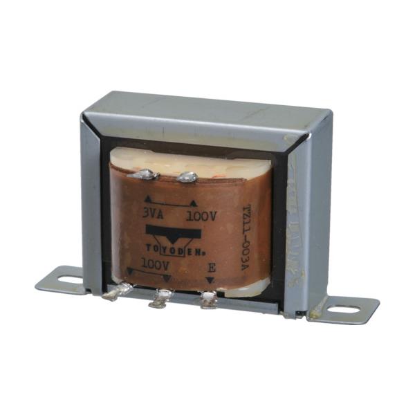 特長●単相、複巻タイプです。●50/60Hz両用になります。●耐電圧は1.5KVです。●A種絶縁となります。●JIS C-6436適用です。●1次-2次間に静電シールド付です。●100V対100Vの絶縁トランスです。●電源ノイズの低減や機器...