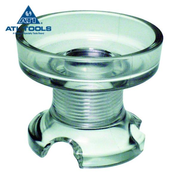 ATI ハイスドリル|特長:ドリルやタップを表面に対して90度の角度を付けるためのガイドです。 丈夫なポリカーボネート製です。