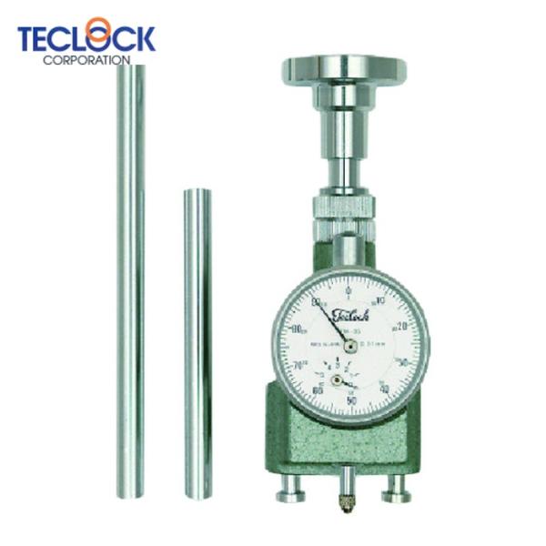 TECLOCK テンションゲージ|特長:自動車・船舶などのエンジンクランクのたわみを測定するための専用測定器です。 継足をつけることで230mmまで測定可能です。