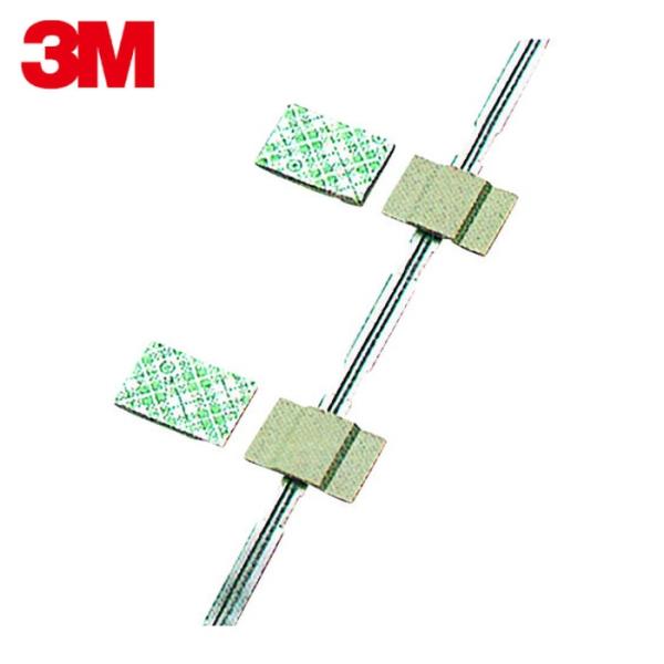 3M 漏水検知センサー|特長:センサーを固定する両面粘着テープ付ステッカーです。 センサーや電線の固定、取り外しが容易に行えます。