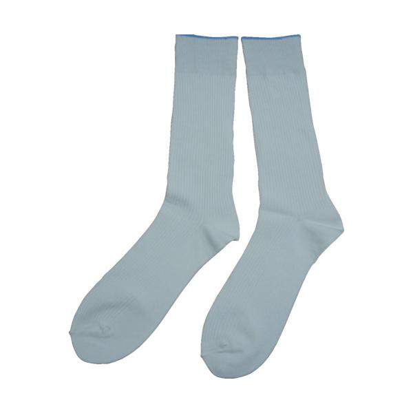 旭化成 クリーンルーム用靴下|特長:キュプラ(ベンベルグ[[R上]])とポリエステルを使用した複合糸、吸放湿に優れた快適素材のペアクール[[R上]]を使用しています。 高い吸放湿性が靴内の蒸れを緩和します。