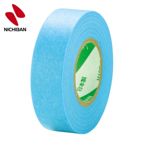 ニチバン マスキングテープ(車輌塗装用)|特長:被着体への初期の食いつきに優れています。 軽い巻き戻しで作業性に優れております。 製造時、有機溶剤を使用していません。