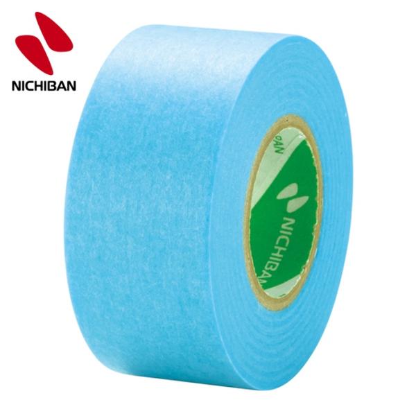 ニチバン マスキングテープ(車輌塗装用)|特長:被着体への初期の食いつきに優れています。 軽い巻き戻しで作業性に優れております。 製造時、有機溶剤を使用していません。
