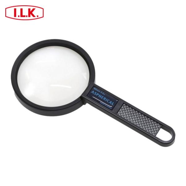 池田レンズ 手持ちルーペ|特長:レンズから6~8cmの所でピントが合うようになっております。