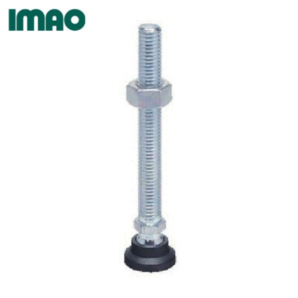 ELESA アジャスターボルト|特長:スイベル構造で傾斜した状態でも5000Nの荷重に耐えられます。 パッドは耐水・耐食性に優れたエンプラ製です。 コンパクトな設備に最適です。