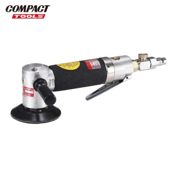 コンパクトツール エアポリッシャー|特長:小型 軽量で使いやすい φ50/80mmバフ用、小面積用ミニエアーポリッシャーです。