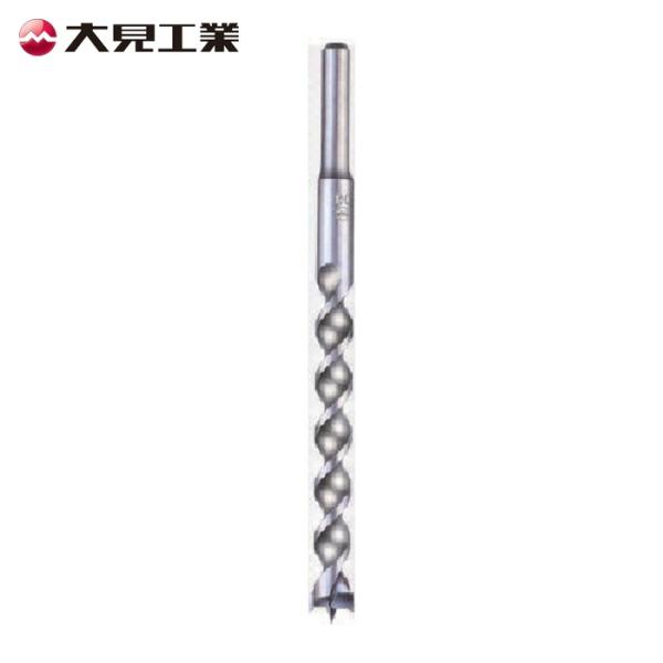 大見 コンクリートドリル(ストレートシャンク)|特長:高い耐久性を誇る最高品質の超硬チップを採用しています。 電気ドリルまたはボール盤にて使用してください。 大見独自開発の刃部構成が正確できれいな穴あけを実現しました。