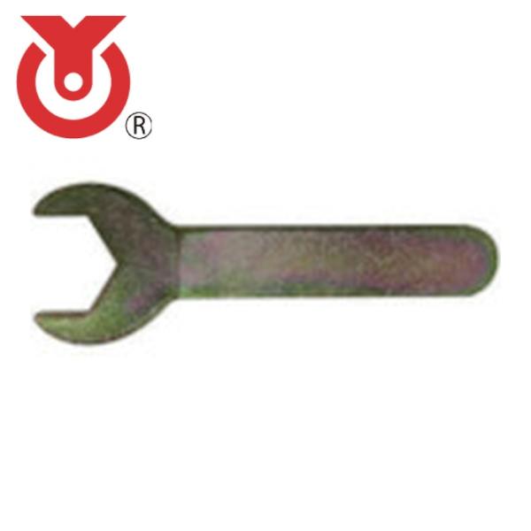 ユーエイ スパナ|特長:ねじ込み式、およびパイプ差し込み式キャスター取り付け用の板スパナです。